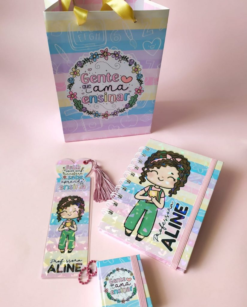 Kit personalizado – Gente que Ama Ensinar – Tuty Criativa